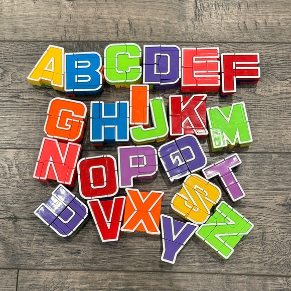Lakeshore | Toys | Alpha Bots Colorful Alphabet Block Set That ...